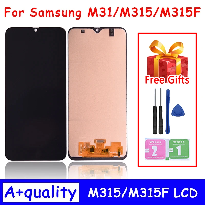 Test per Samsung M31 M315 M315F Display LCD Touch Screen Digitizer con ...