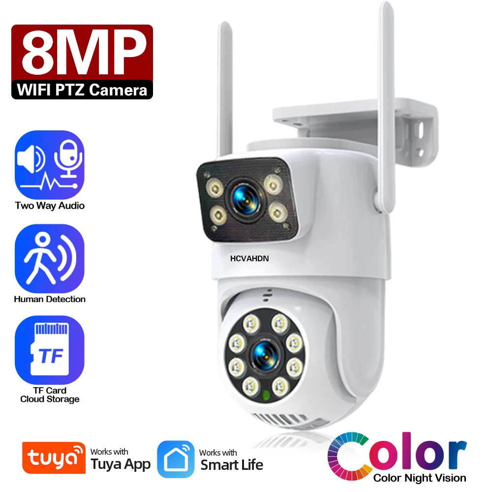 Tuya-4K-8MP-Dual-Lens-PTZ-WIFI-IP-Camera-Dual-Screen-Outdoor-Ai-Auto ...