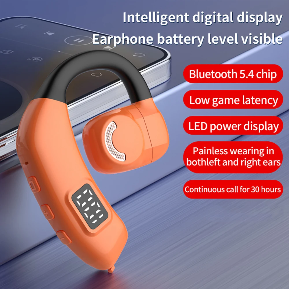 Fones-de-ouvido-compat-veis-com-Bluetooth-X30-com-display-digital-5-4 ...