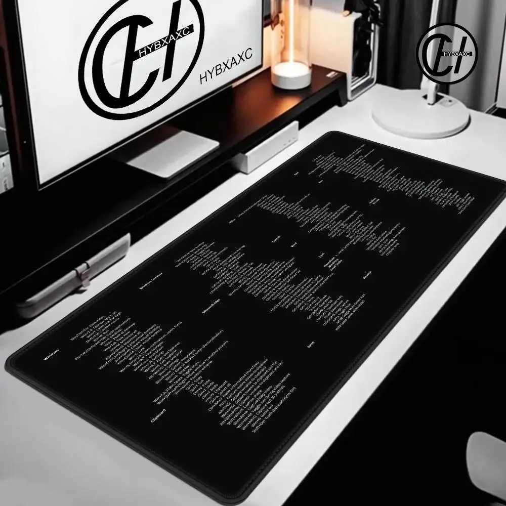 1200x600 Large Mouse Pad Pc Gamer Mousepad HD Print Shortcut Key Gaming ...
