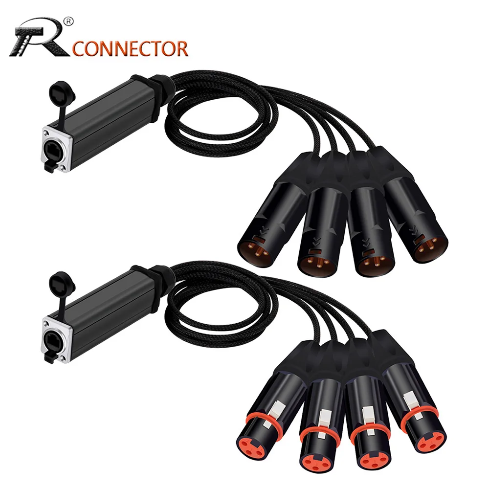 RJ45-Converter-to-4-Channel-3Pins-XLR-Male-Female-Audio-Cable-XLR ...