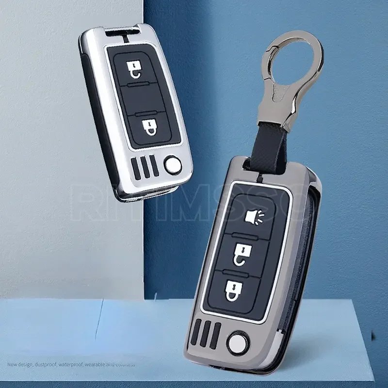 2-3-Buttons-Alloy-Car-Key-Case-Cover-Key-Bag-For-FOTON-Tunland-Auman ...