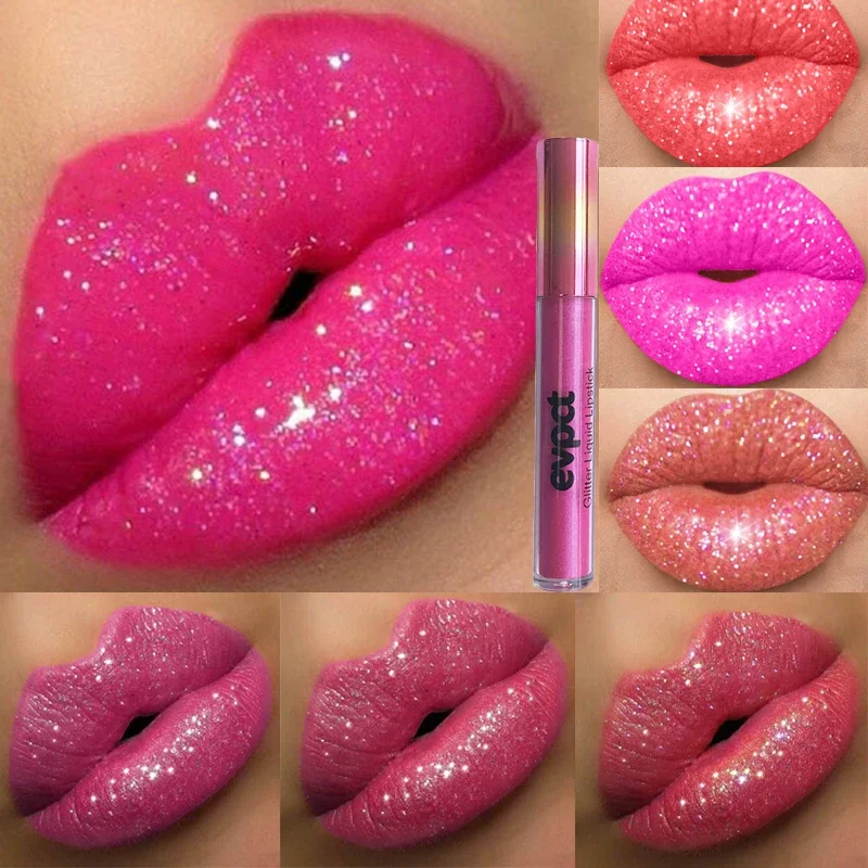 15-Colors-Sexy-Shimmer-Diamond-Glitter-Lip-Gloss-Matte-Liquid-Lipstick ...