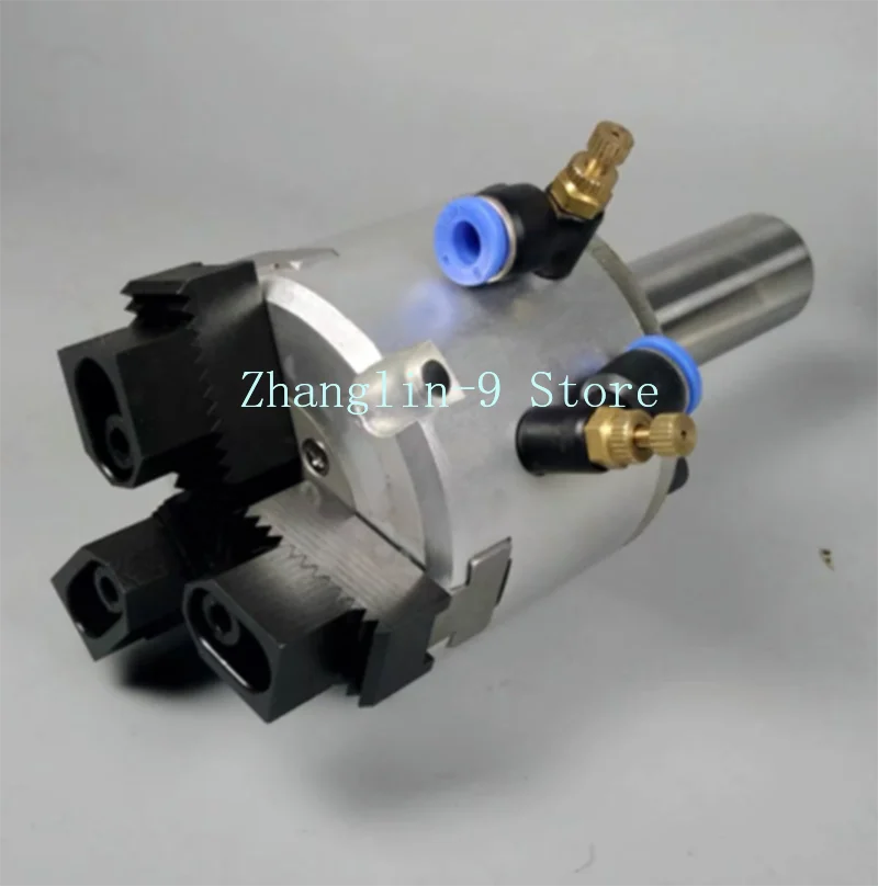 Pneumatic-Puller-For-CNC-Lathe-Automatic-Three-Jaw-Pull-Feeder-Double ...
