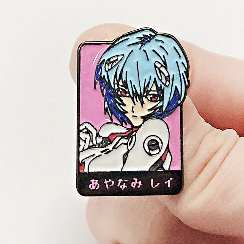 Neon-Genesis-Evangelion-Ayanami-Rei-Anime-Lapel-Pins-Backpack-Jeans ...