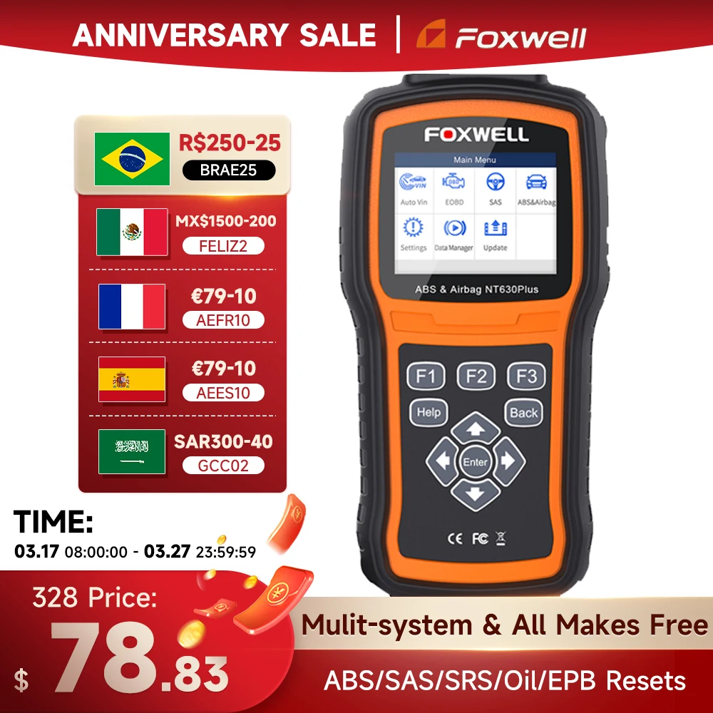 Foxwell-NT630-Plus-OBD2-Automotive-Scanner-Code-Reader-Brake-Bleeding ...