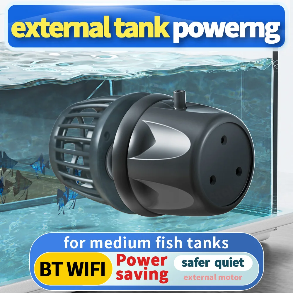 Jebao Jecod 2025 NEW DMP Pump Wireless Control Bluetooth WiFi App Fish ...
