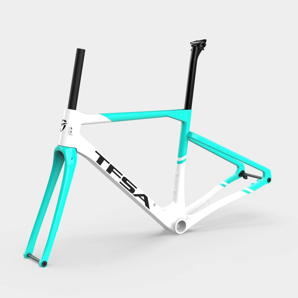 Tfsa T1000 Full Carbon Grind Bike Frame 700C Grind Frame Disc Steekas ...