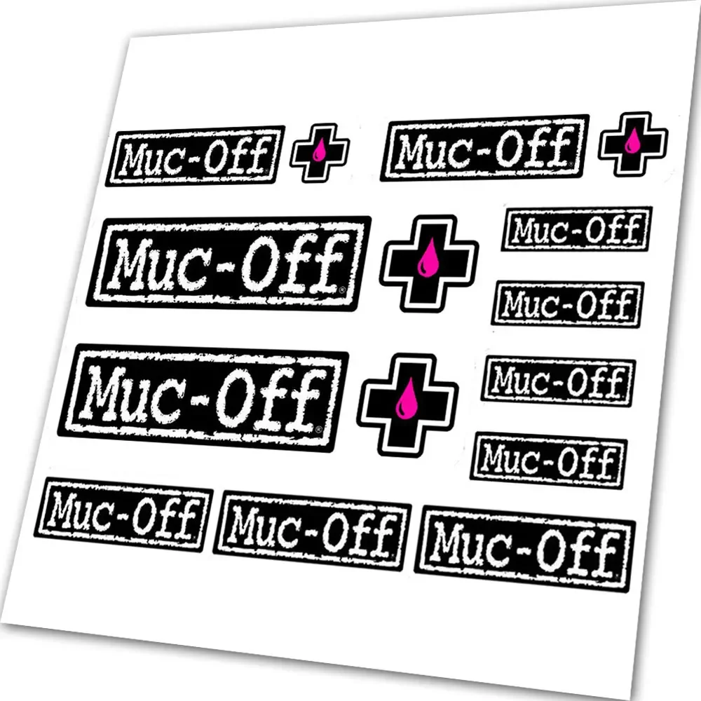 For Muc Off Bike Bicycle Decal Stickers Graphic Set Vinyl Adhesive 12 ...