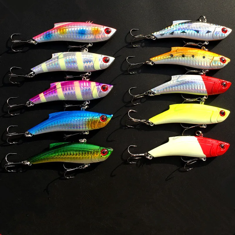 Nuova esca da pesca VIB Lure esca vibrante dura 15g 28g 35g Swimbait 10 ...