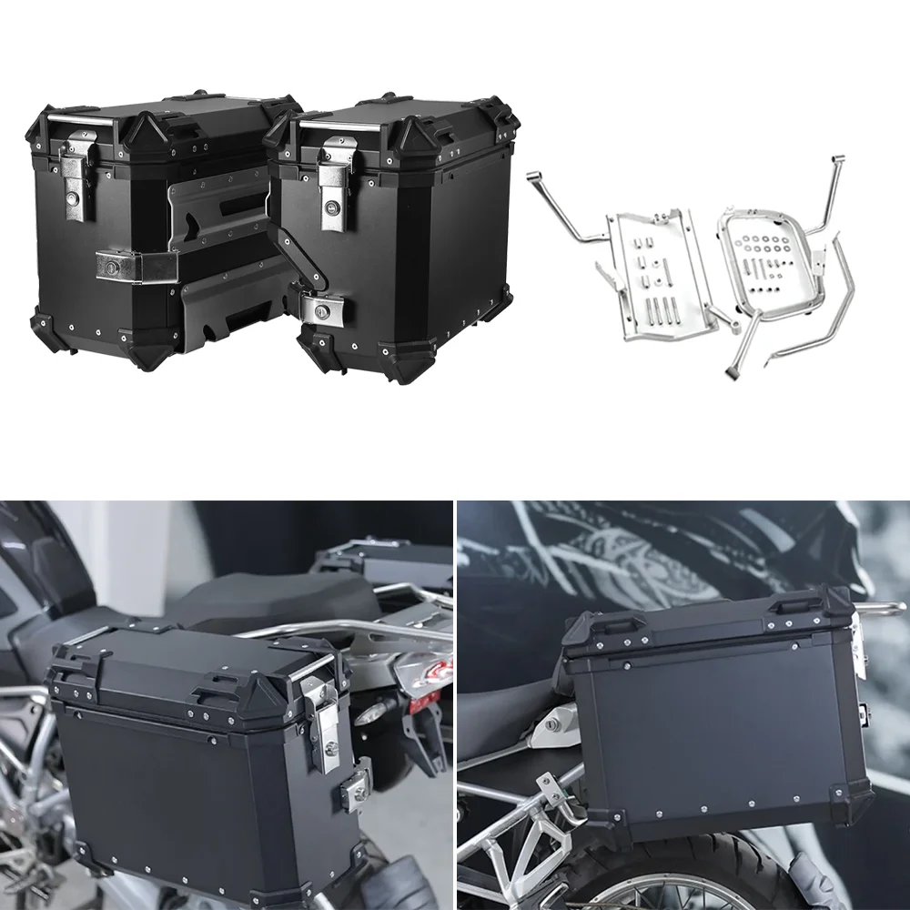 For BMW R1250GS R1200GS LC ADV Adventure Large Capacity Aluminum Side ...