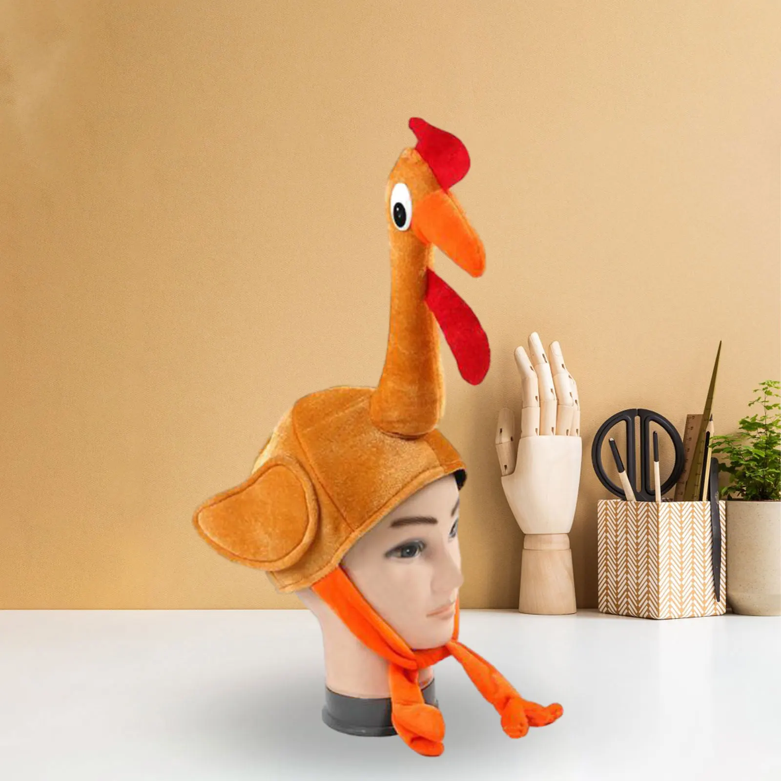 Funny-Turkey-Gobbler-Hats-Chicken-Hats-Costumes-Accessories-Plush ...