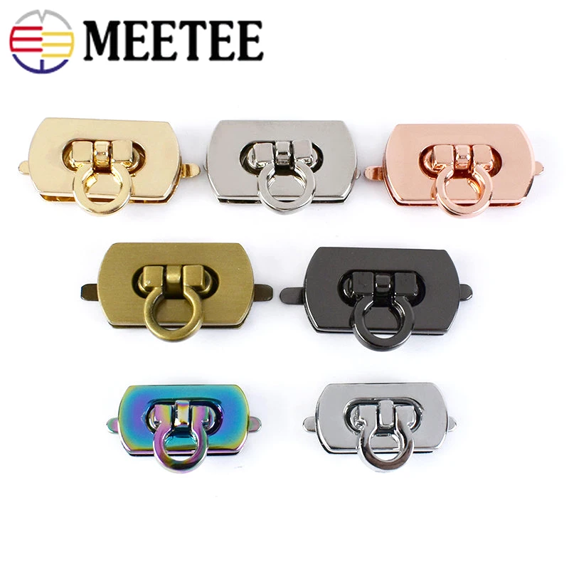 2/5/10Pcs Metal Twist Turn Lock Buckles 30x17/25x13mm Detachable ...