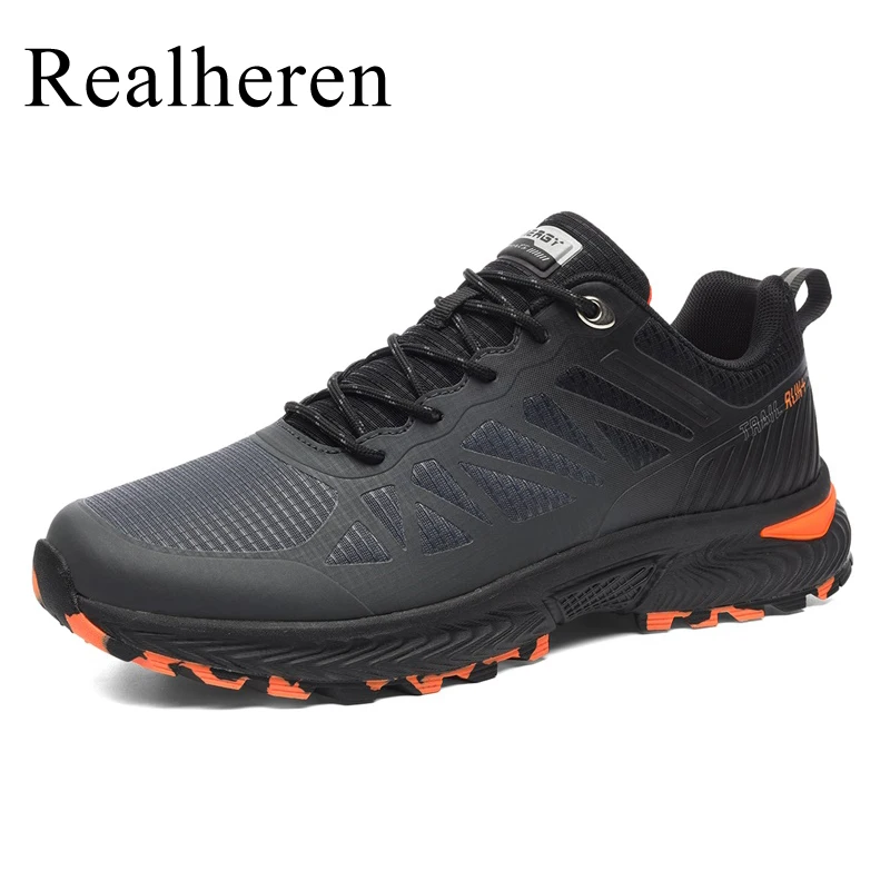 Men Waterproof Trail Running Shoes Sneakers Sports Jogging Trainers ...