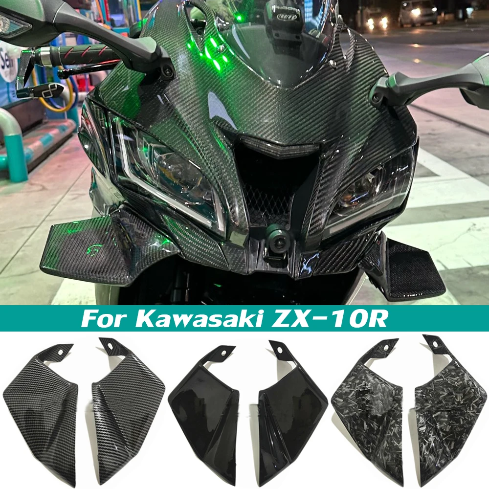 Motorcycle Accessories ZX10R Winglet Aerodynamic Wing Kit Fixed Fairing ...