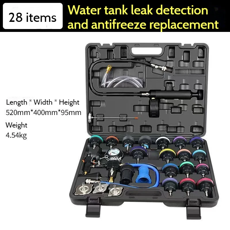 Radiator Pressure Tester Kit BOOSTART 18pcs , Universal Radiator ...