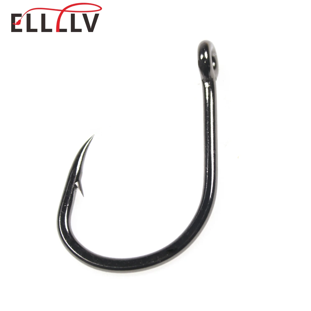 Elllv 100PCS 4X Strong Live Bait Hook Saltwater Deep Sea Boat Fishing ...