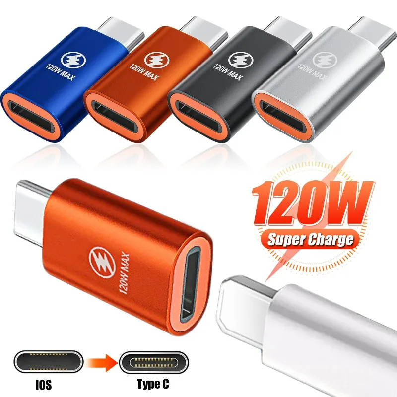 4-1pcs-Type-C-Adapters-IOS-Female-To-USB-C-Male-Adapter-Converter-Fast ...