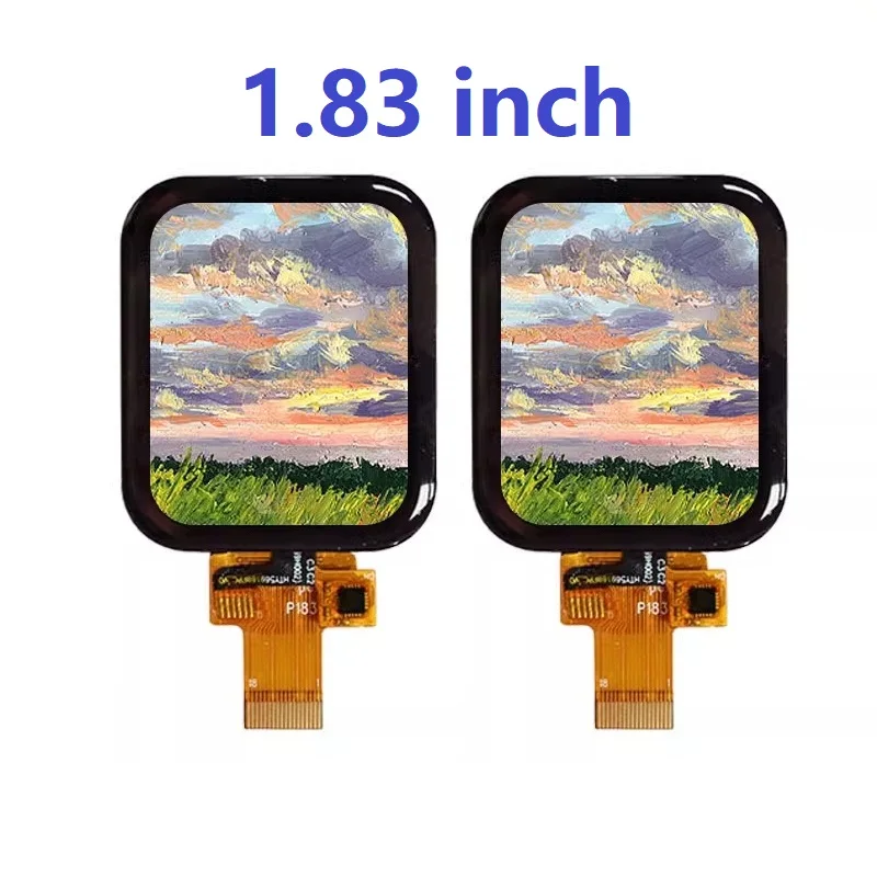 1.83 Inch Round IPS TFT LCD Display with Capacitive Touch Screen, 4 ...