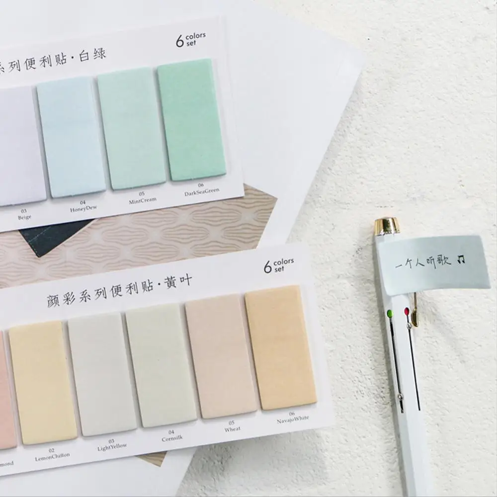 120-Sheets-pad-notes-Water-Color-Notebook-Planner-Bookmark-Sticky-Notes ...