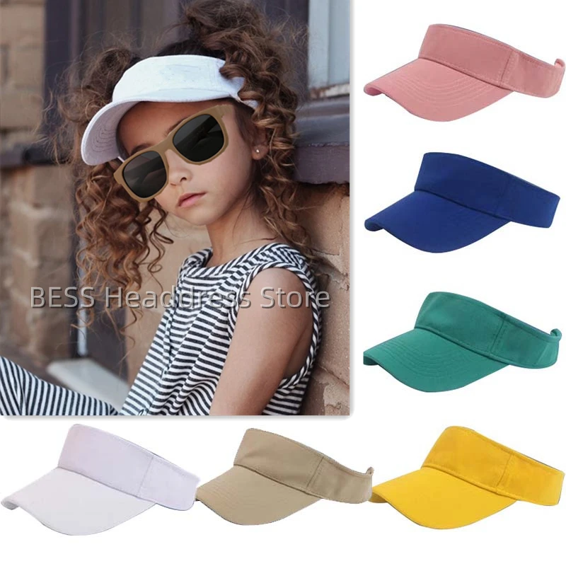 Summer-Children-Sun-Hats-Girls-Boys-Kids-Cap-Visor-UV-Protection-Top ...