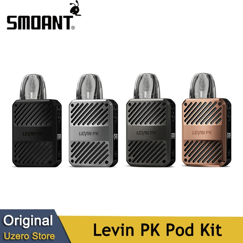 Original-Smoant-Levin-PK-Pod-Kit-25W-Vape-1000mAh-Battery-with-3ML-Levin-Pro-Cartridge ...