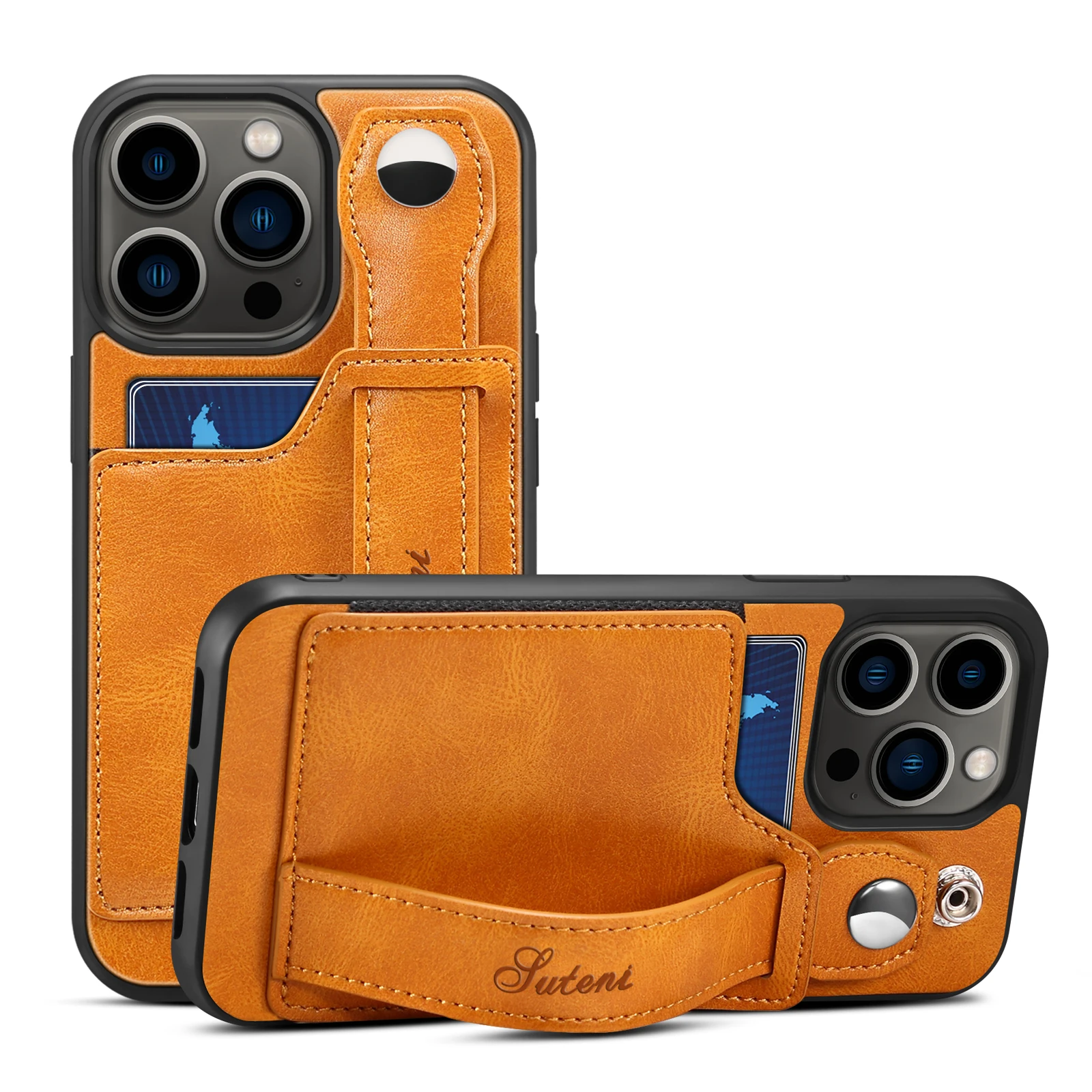 SUTENI-Leather-Wrist-Phone-Case-For-iPhone-11-12-13-14-15-Pro-Max-Xs ...