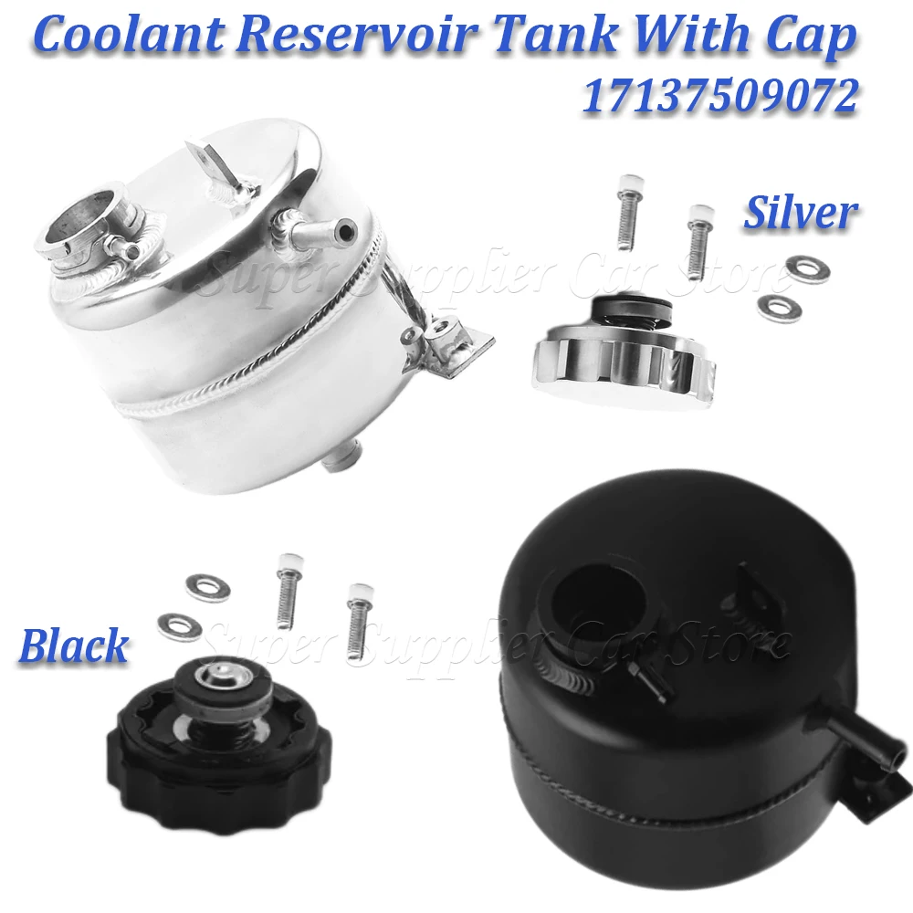 Silver-or-Black-Coolant-Header-Expansion-Overflow-Water-Tank-Cap ...