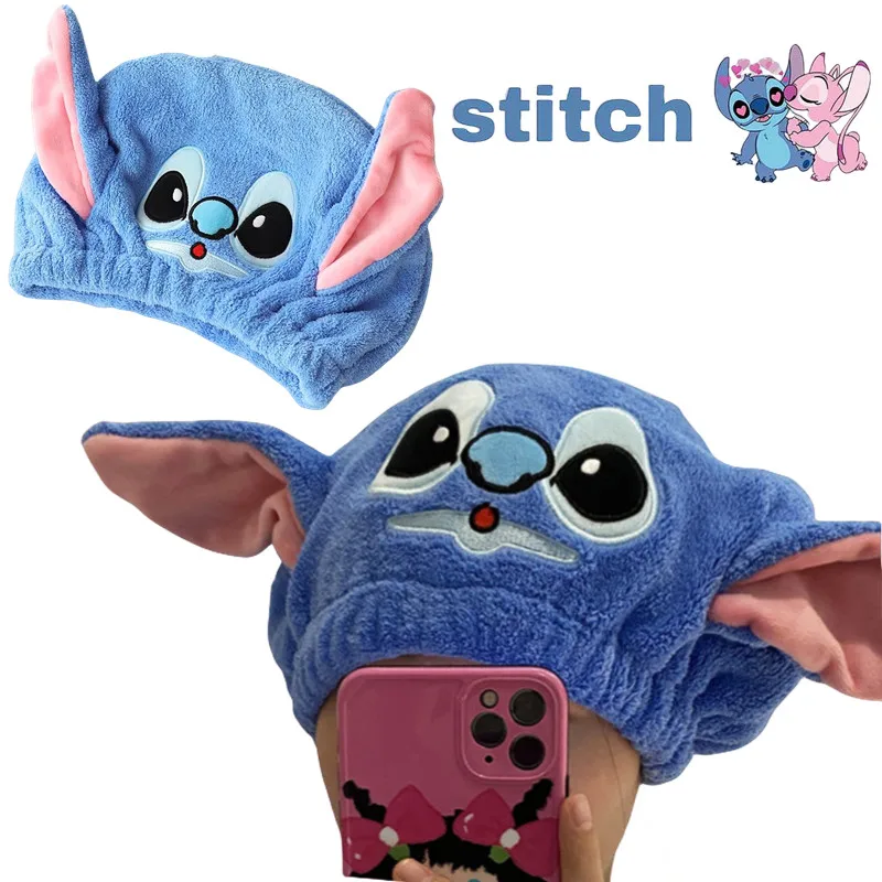 Anime-Disney-Stitch-Hair-drying-cap-Stitch-Figure-cute-extra-thick ...