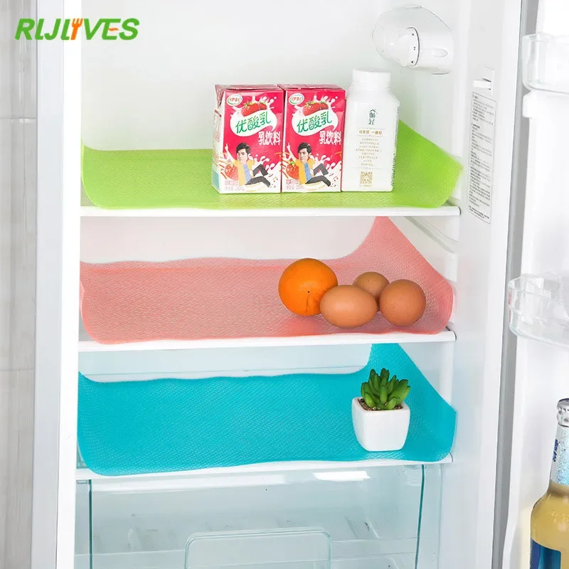 4Pcs-set-Fridge-Waterproof-Mats-Refrigerator-Pad-Antibacterial ...