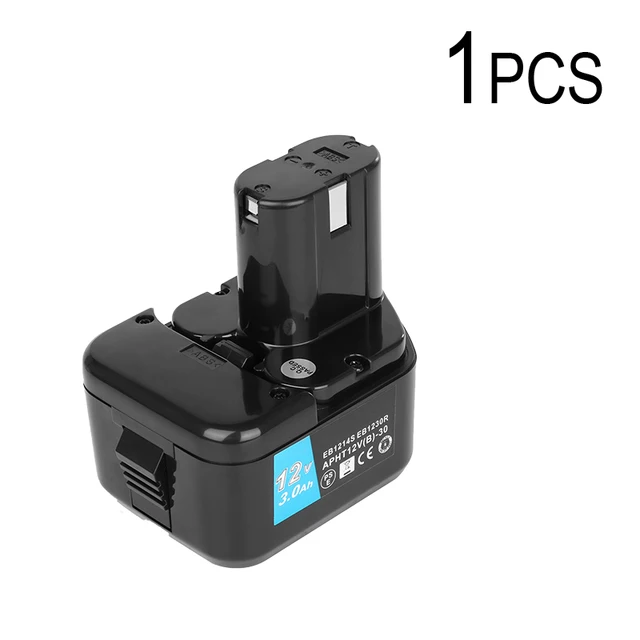 Rechargeable Battery EB1214S 12V 3000mAh NI-MH For Hitachi 12volt ...
