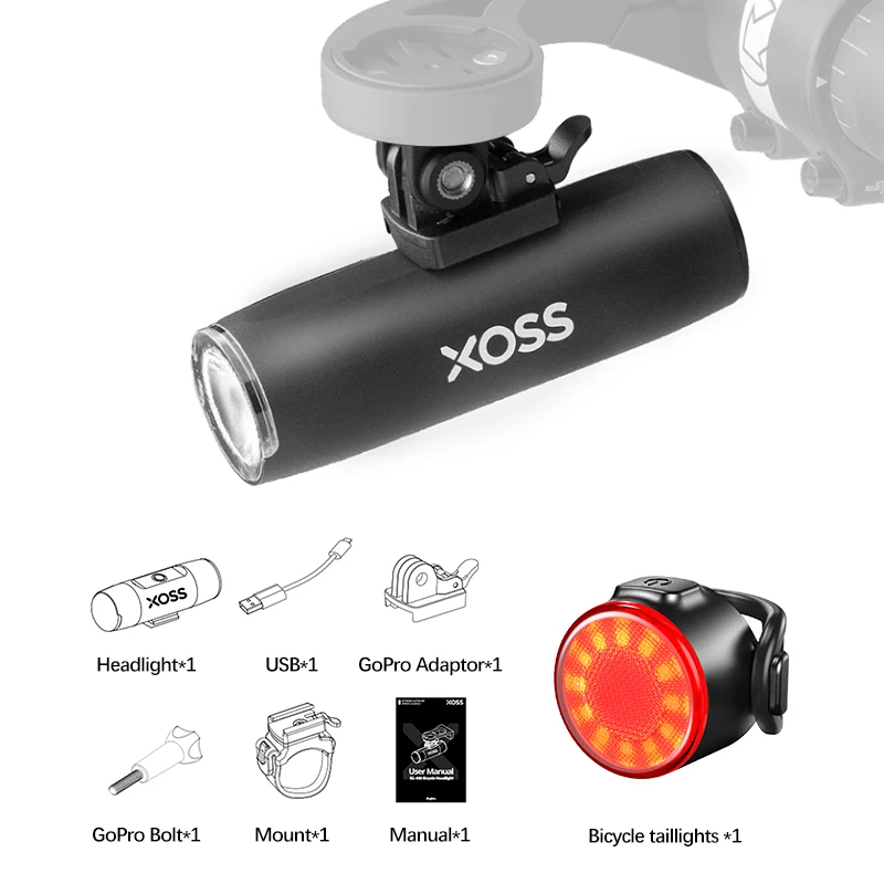XOSS-Bicycle-Light-400Lumen-Bike-Headlight-Power-Bank-Flashlight ...