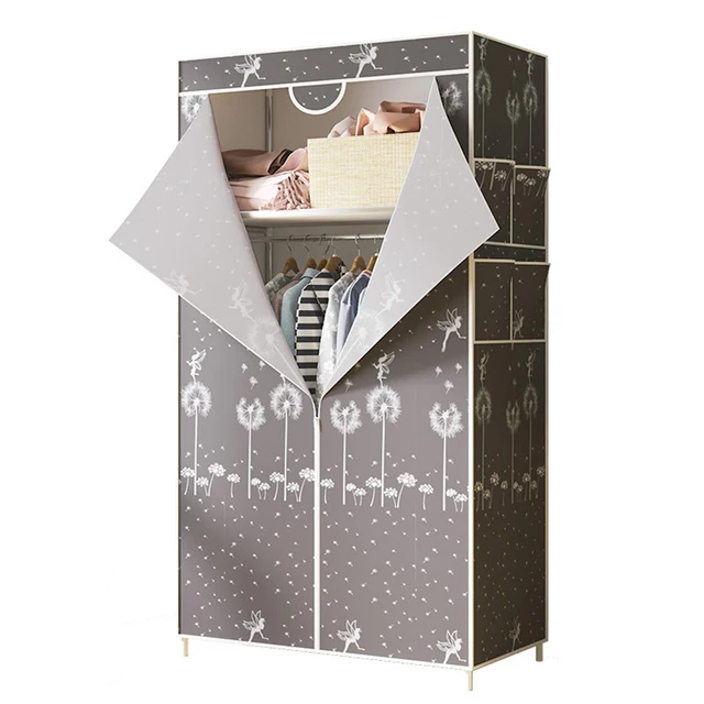 Foldable Wardrobe Household Dustproof Wardrobe Multi-layer Simple ...