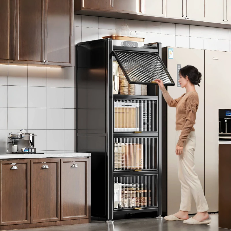 Modern-Metal-Kitchen-Cabinets-Multi-layer-Storage-Cabinet-Floor-Racks ...
