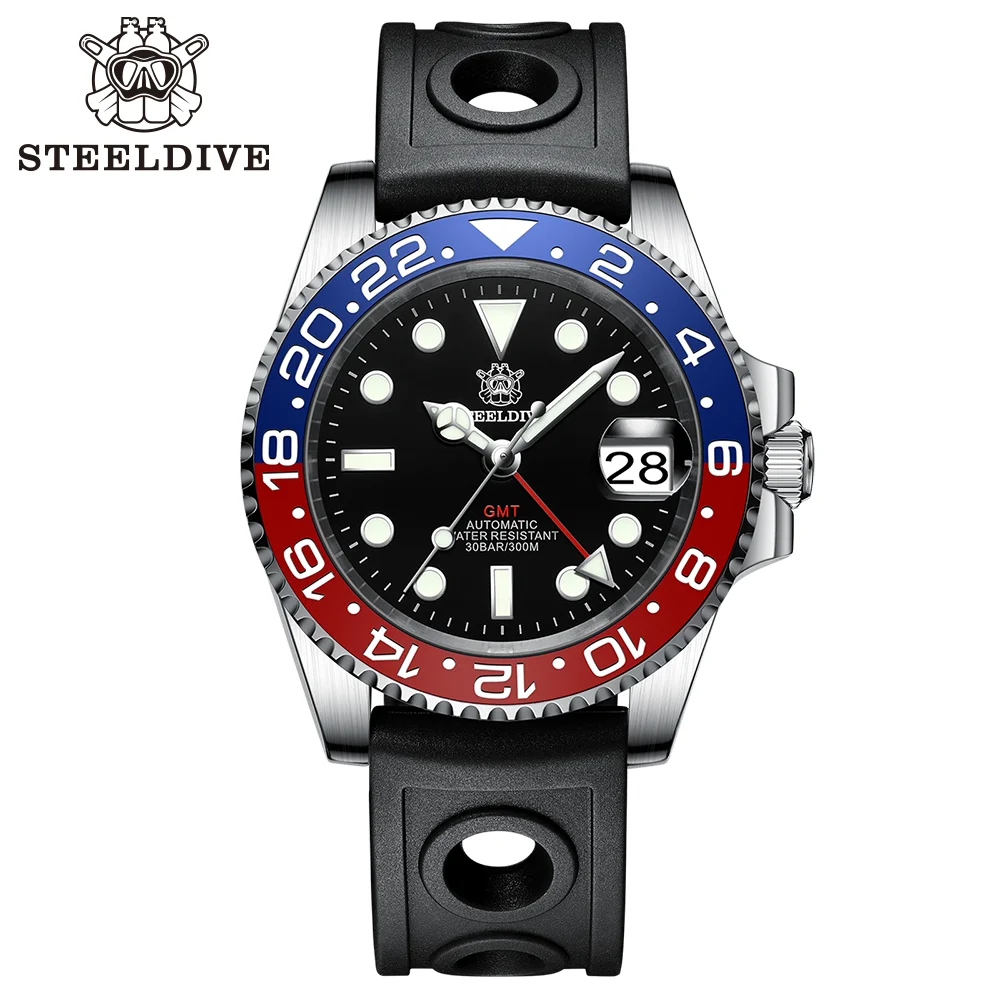 NH34-Movement-New-Watch-2023-Four-Hands-GMT-STEELDIVE-41MM-SD1993-C3 ...