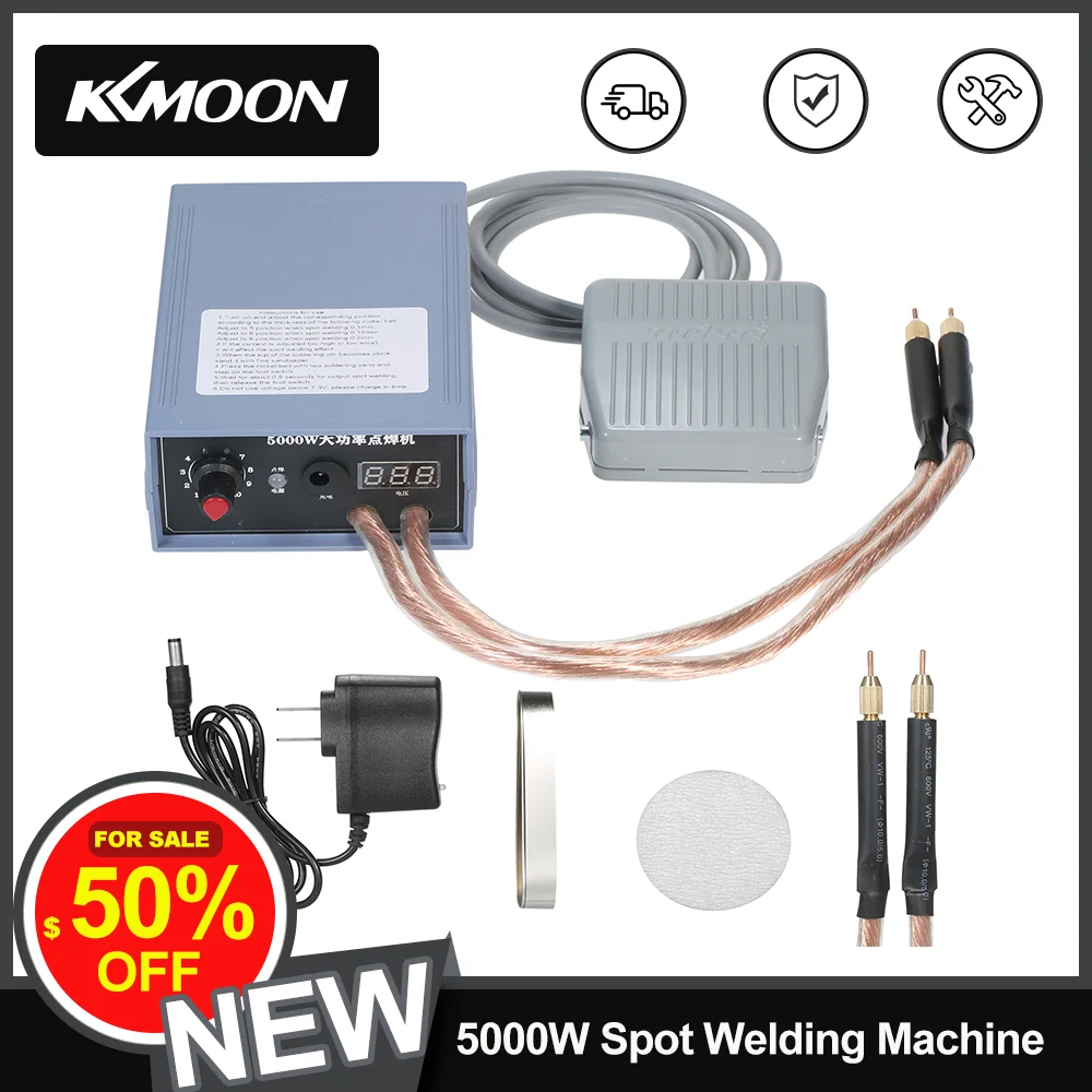 Portable Spot Welder 5000W High Power Handheld Spot Welding Machine ...