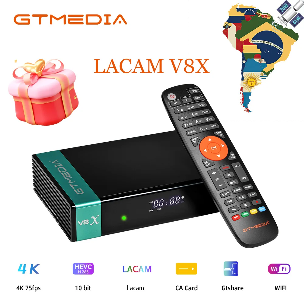 GTmedia-receptor-de-sat-lite-lacam-v8x-DVB-S-S2-S2X-VCM-ACM-multi ...