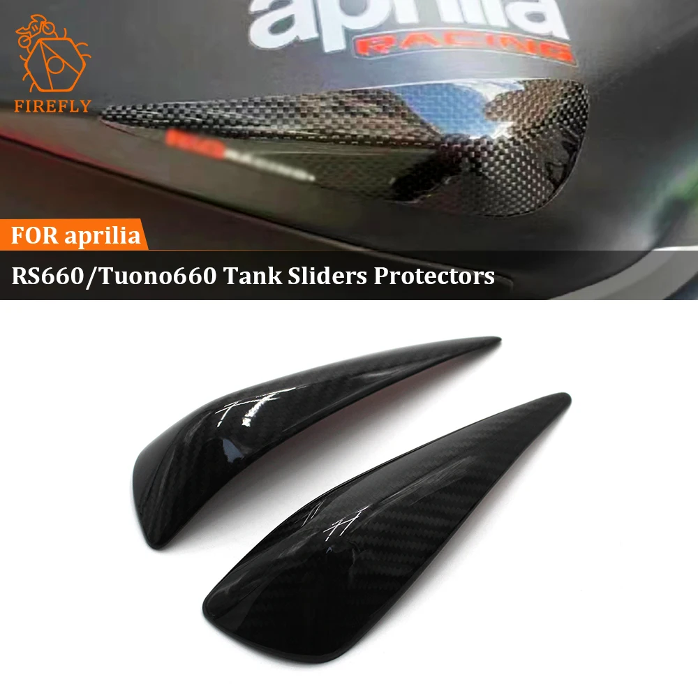 FOR-Aprilia-RS660-2021-2024-Carbon-Fiber-Tank-Sliders-Protectors-Tank ...