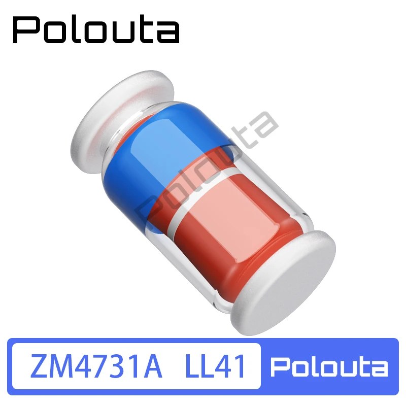 20 Pcs ZM4731A 1N4731 4731 LL41 1W 4.3V 원통형 SMD 제너 다이오드 DIY 전자 Arduino ...