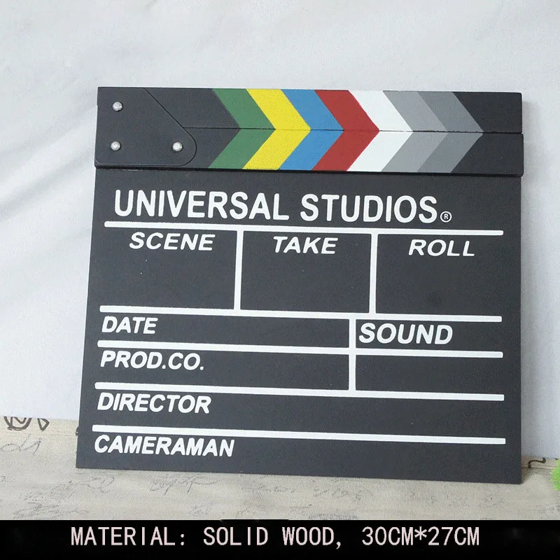 Color-Black-White-Director-Video-Scene-Clapperboard-Wooden-Tv-Movie ...