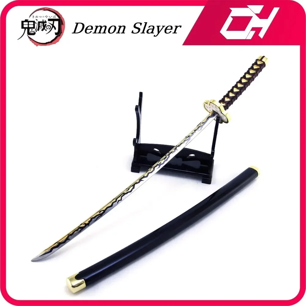Demon-Slayer-Weapon-Kaigaku-Nichirin-Blade-25cm-Anime-peripheral-metal ...
