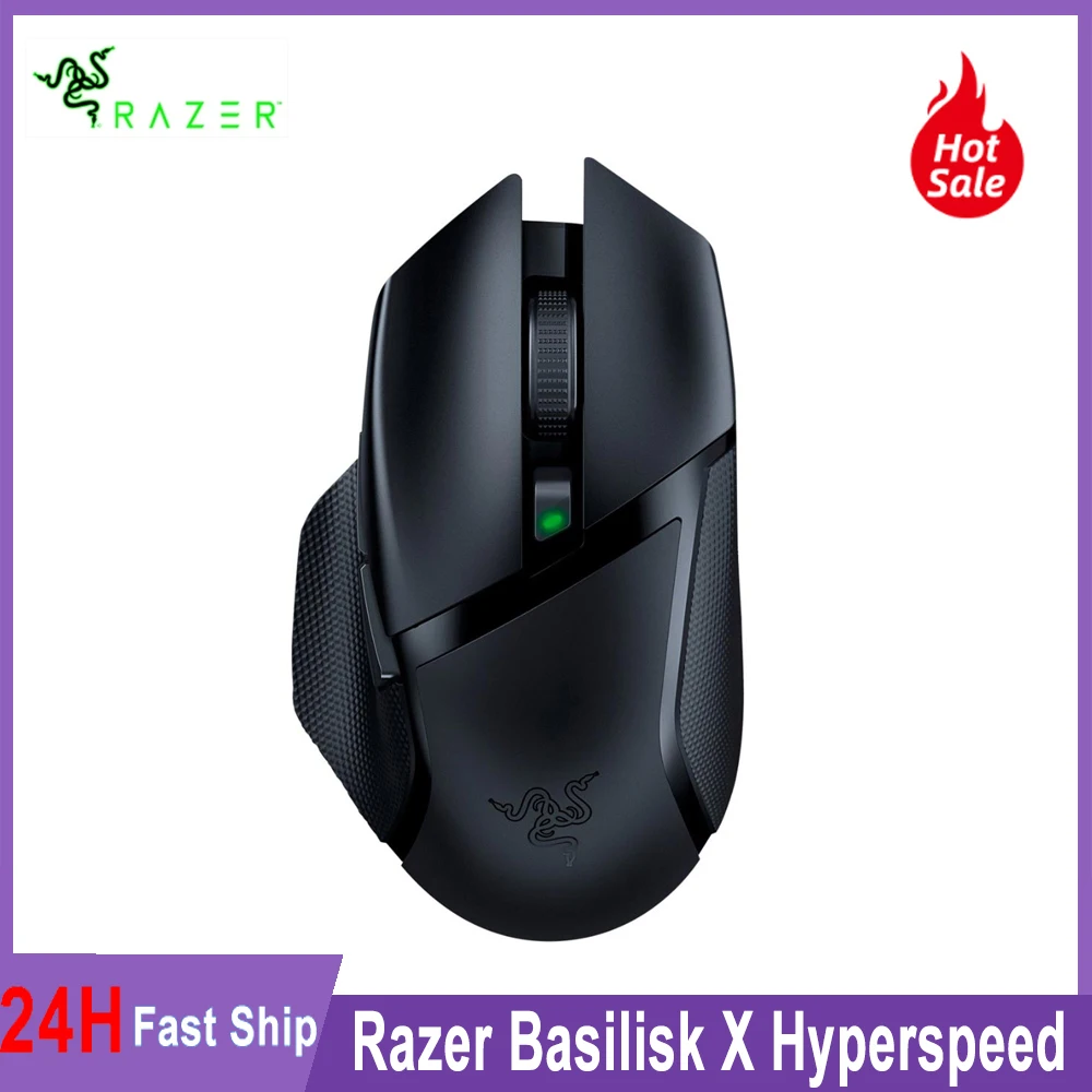 RAZER BASILISK X HYPERSPEED Ratón Inalámbrico con Bluetooth ...