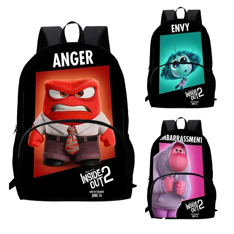 new-Inside-Out-2-Cartoon-Character-Print-anxiety-Backpack-disgust ...