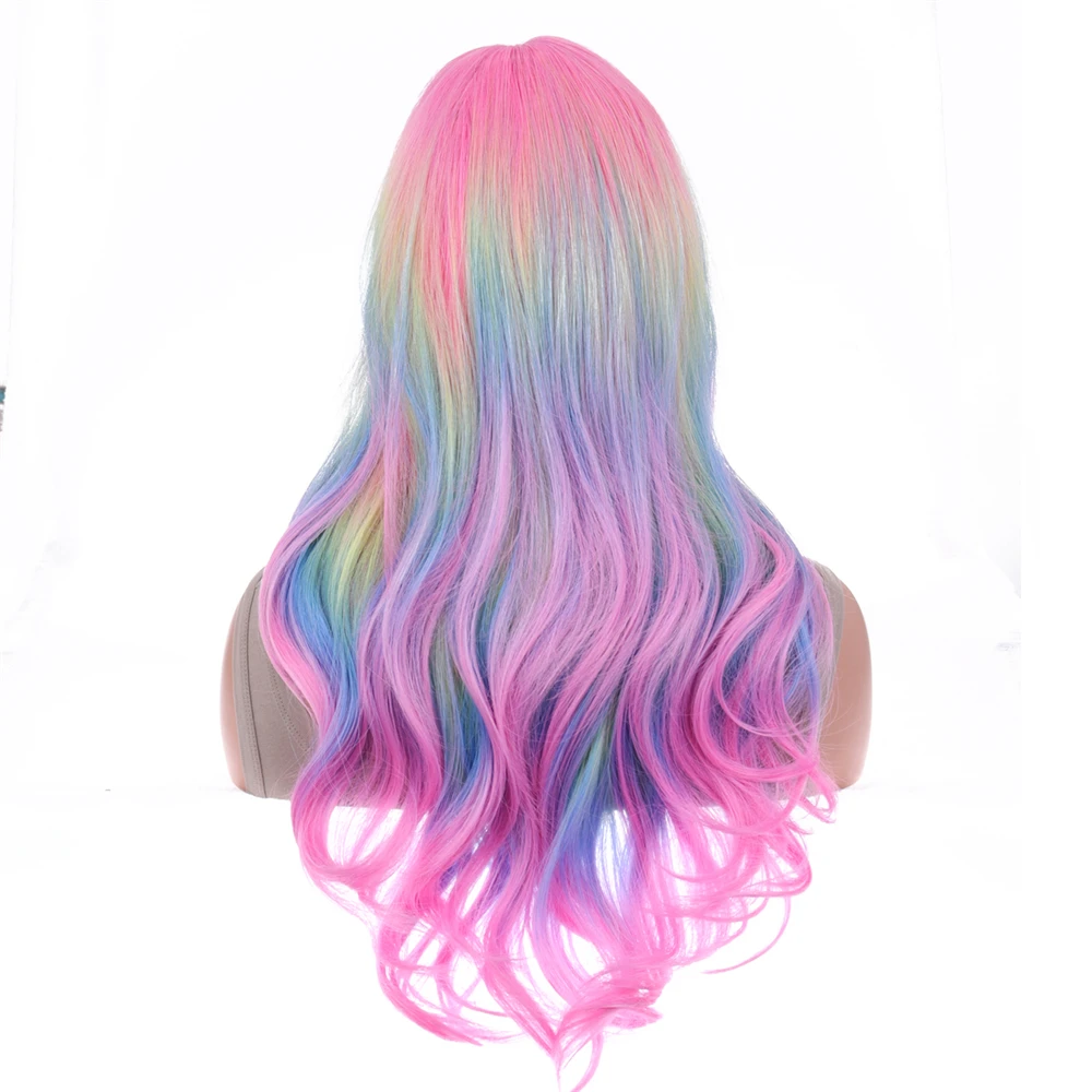 Pastel Rainbow Ombre Hair