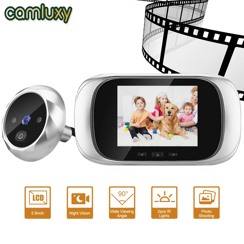 Camluxy-2-8-Inch-Digital-Peephole-Door-Camera-90-Viewer-Night-Vision ...
