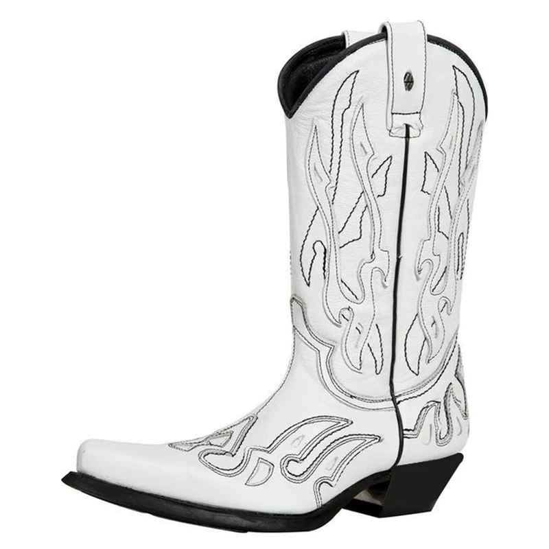 Men-Boots-Leather-Autumn-Winter-Fashion-Tip-Mid-calf-Handmade-Retro ...