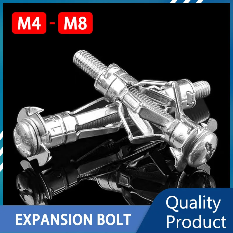 Molly Bolt Nut Drywall Expansion Screw Bolt Pipe Set M4 M5 M6 M8 Hollow ...