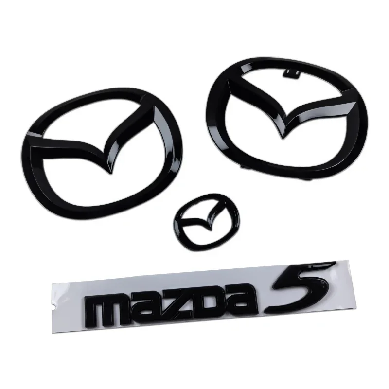 Plastic 14cm Car Front Trunk Emblem for Mazda 5 Logo Buckle Steering ...