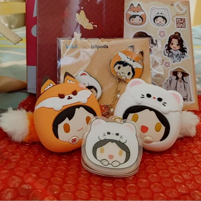 Tgcf-Tian-Guan-Ci-Fu-Xie-Lian-Hua-Cheng-Comics-Fox-Rabbit-auriculares ...
