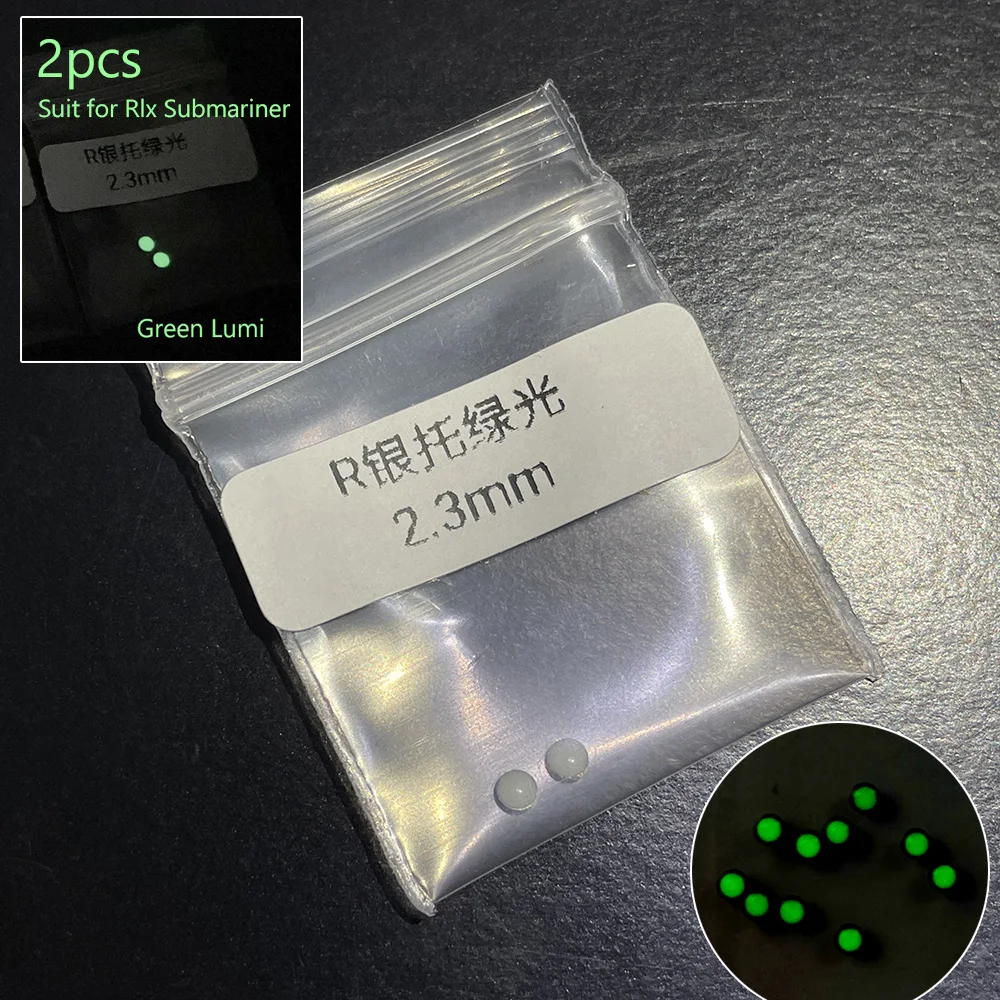 Standard Luminous Pip Dots for Ceramic Bezel Inserts 12 O’Clock Green ...